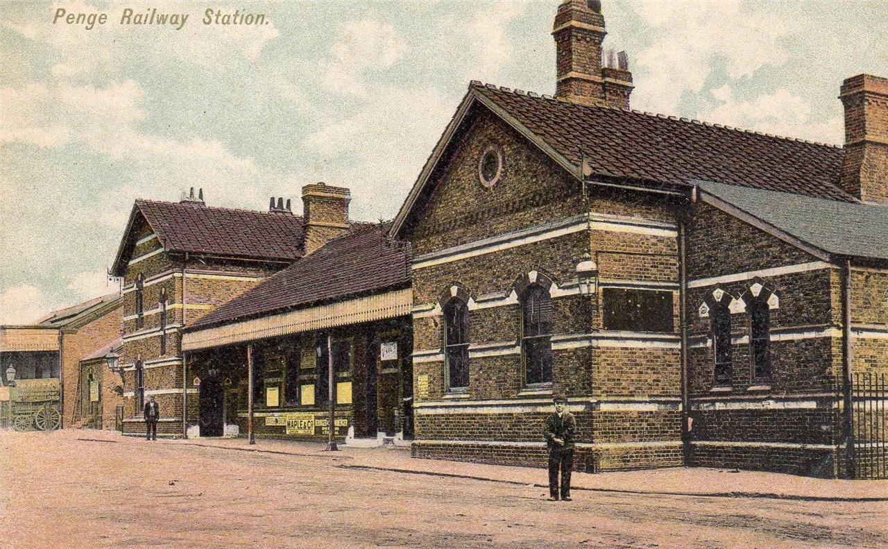 Penge East Railway Station Nr Beckenham Bromley unused old pc Canon ...