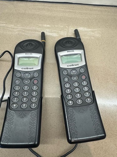 Philips TCD308 GSM Cellnet Mobile Phone Vintage, Retro Untested Charger ...