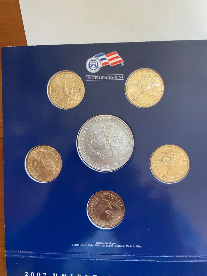 2007 US Mint Annual Uncirculated Dollar Coin Set - Sealed - Unopened | eBay