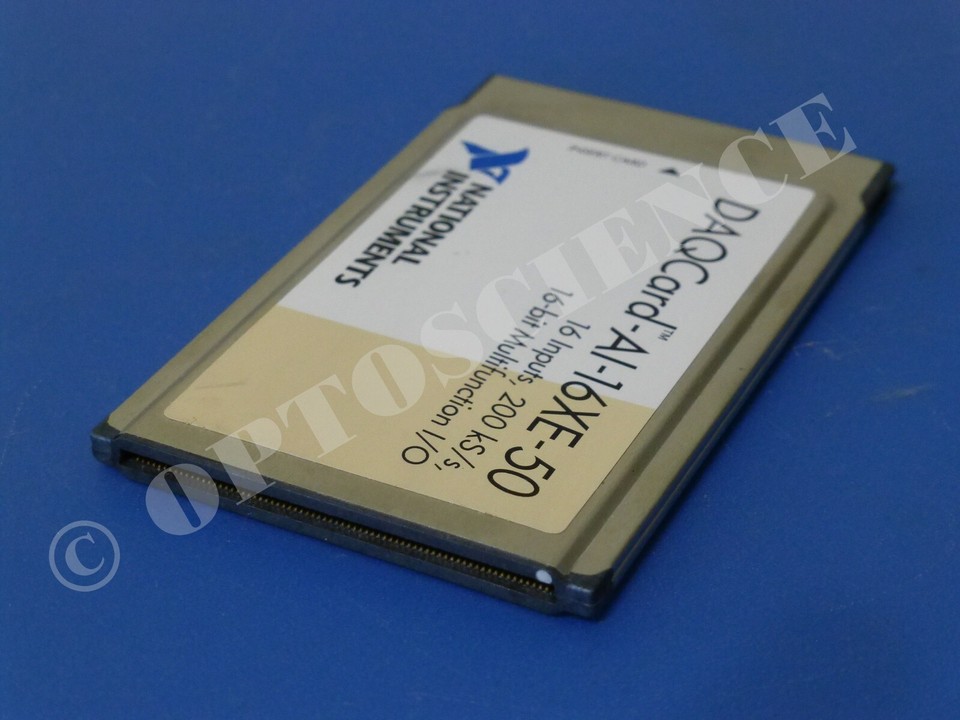 National Instruments DAQCard-AI-16XE-50 PCMCIA NI DAQ Card | eBay