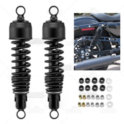 Pair 13" Black Rear Shock For Harley 1988-2023 Sportster 883 1200 XL ...