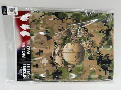 US MARINE CORPS EGA ON DIGITAL PATTERN NEOPRENE MOUSE PAD MADE IN USA ...