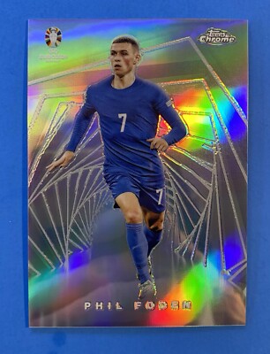 Phil Foden - 2023-24 Topps UEFA Finest Euro Chrome Hobby Masters Case ...
