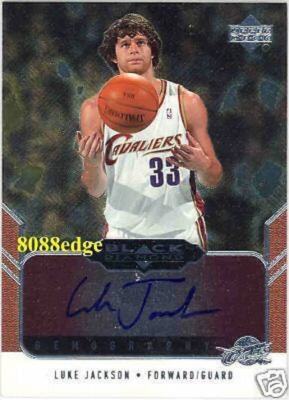 2004-05 BLACK DIAMOND GEMOGRAPHY RC AUTO: LUKE JACKSON - ROOKIE ...