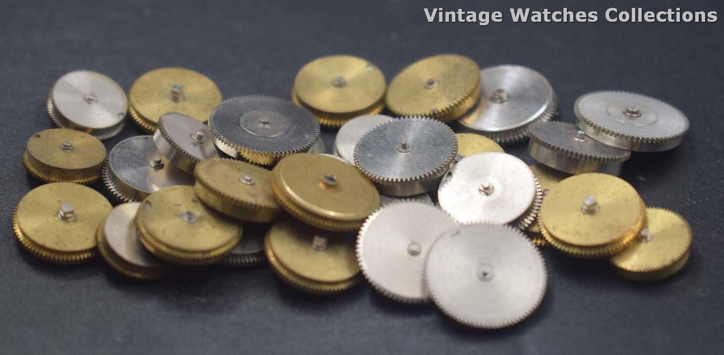 Vintage Mechanical Wrist Watch Barrel Mix Lot For Watch Maker Repair O ...