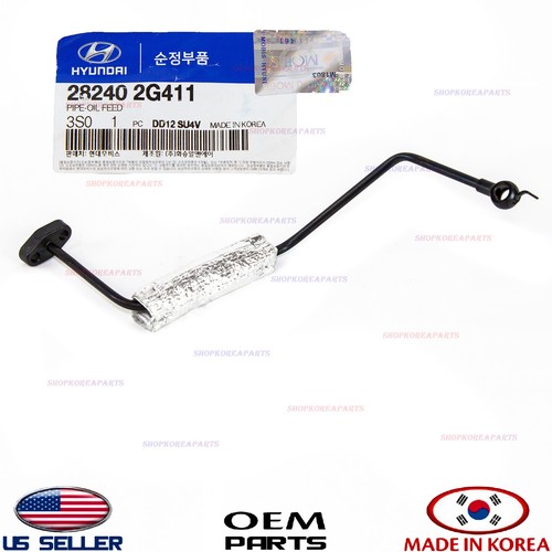 Genuine Turbocharger Turbo-Oil Feed Tube OEM Santa Fe Sonata Optima ...