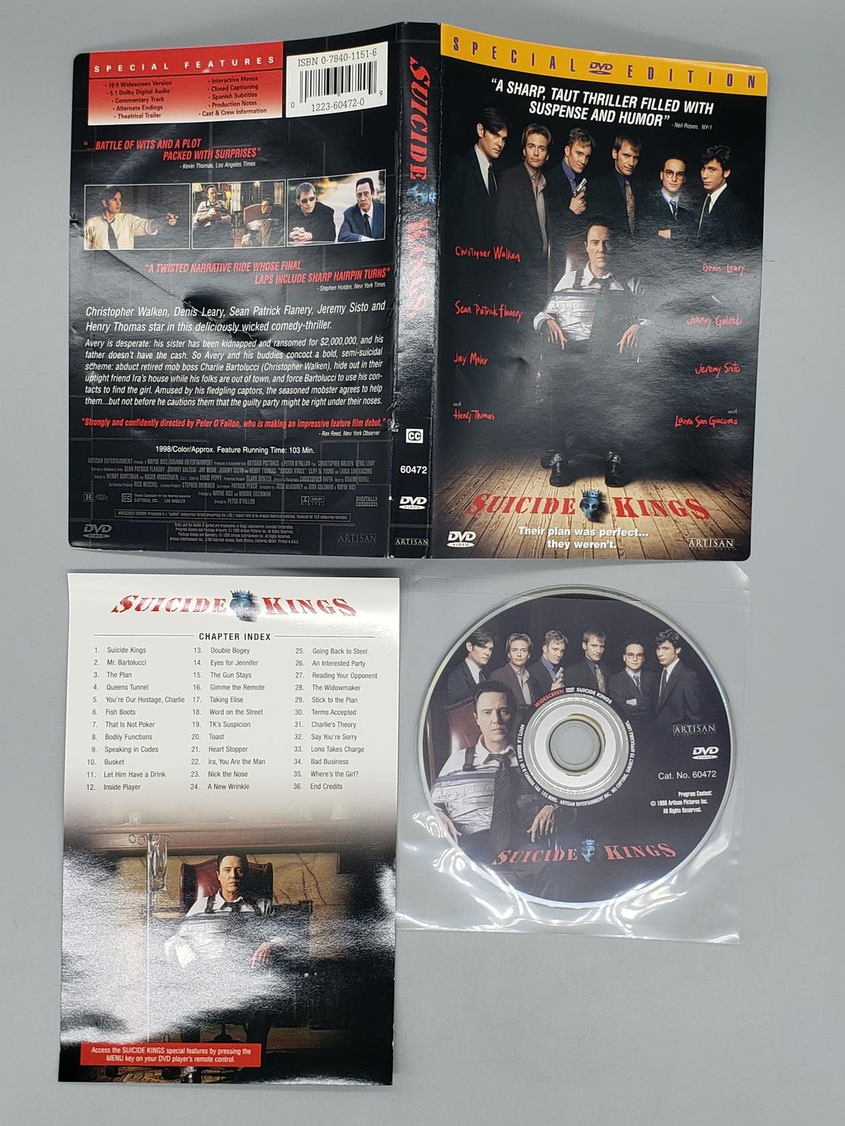 Suicide Kings (DVD Widescreen) No Case No Tracking 12236047209 | eBay