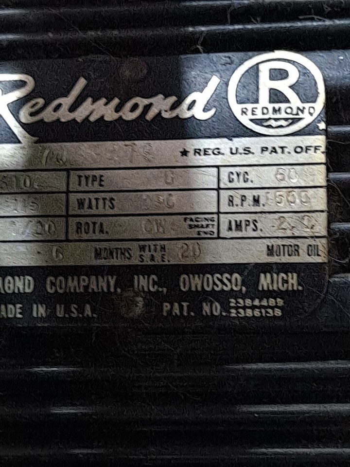 Vintage Metal Mid Century Hassock Footstool Fan Redmond 6102 16.5" X 13 ...