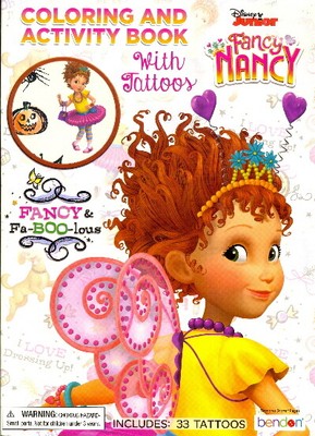 Fancy Nancy Coloring and Activity Book with Tattoos - | eBay