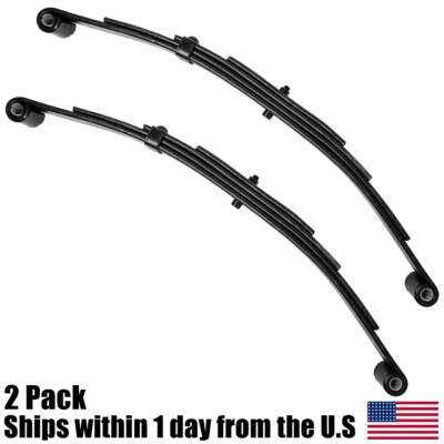 2PK Trailer 4 Leaf Spring Double Eye 25-1/4" 1750 lbs Capacity Per ...