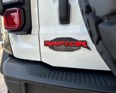 2021-2024 Ford Raptor Hood Cowl Letter Inserts - Official Licensed ...