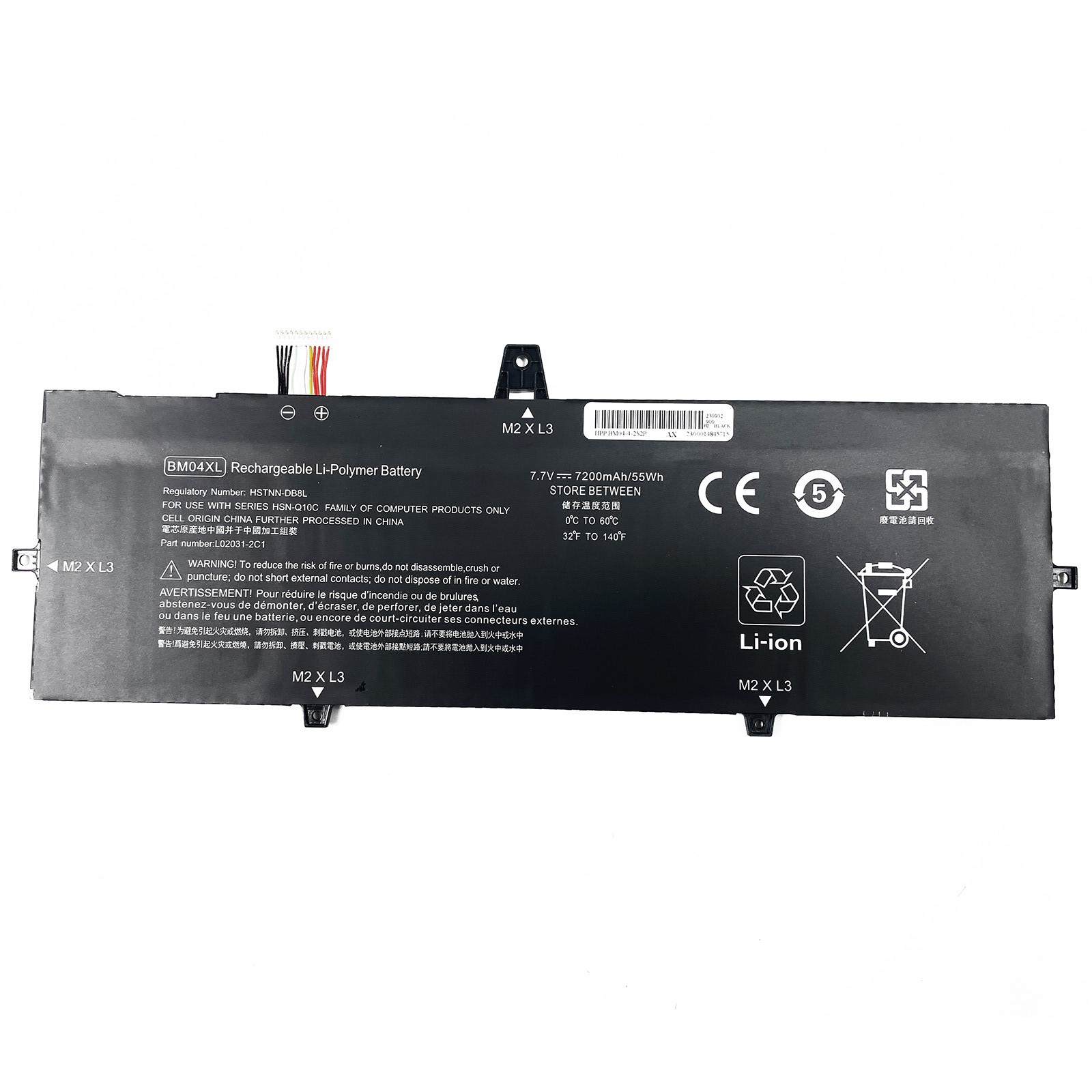 BM04XL Battery for HP EliteBook x360 1030 G3 L02478-855 L02475-855 ...