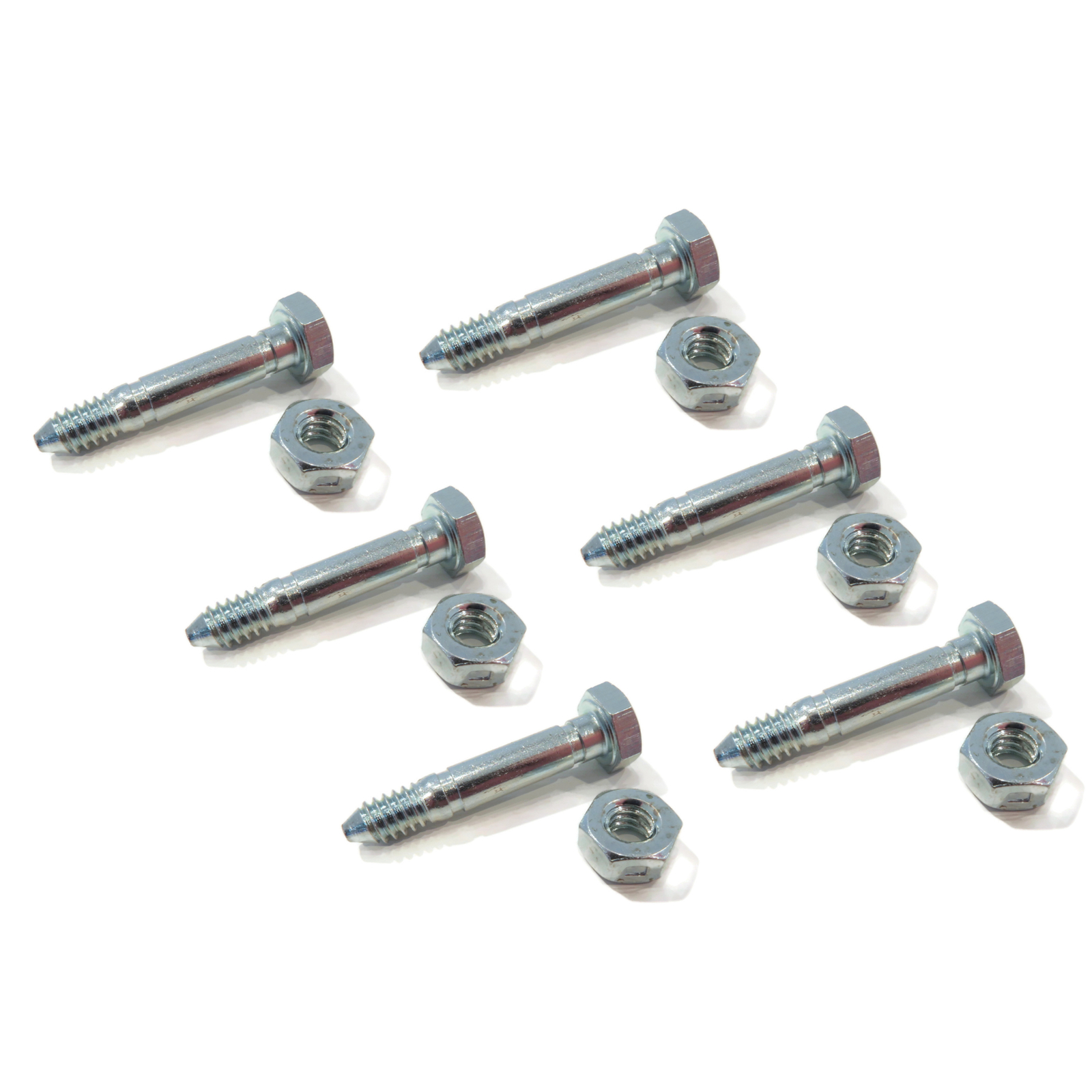 (Pack of 6) Shear Pin Bolt & Nut for Ariens Compact, Sno-Tek, Sno-Thro ...