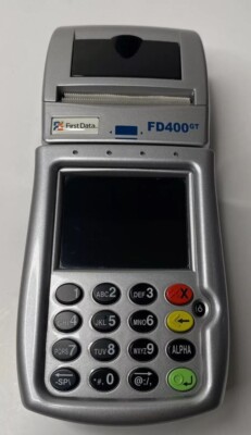 First Data FD400GT Credit Card Terminal Thermal Debit Card Machine ...