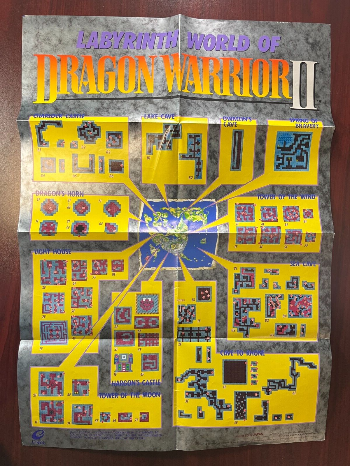 Dragon Warrior 2 Map