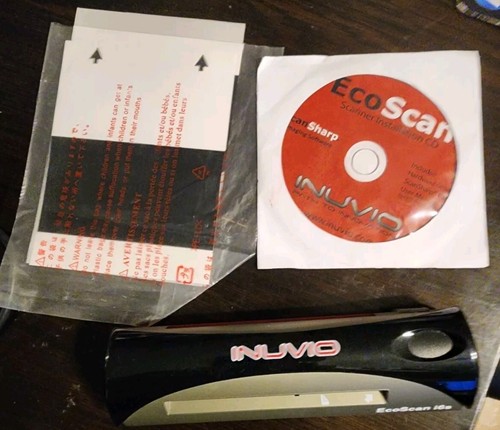Inuvio EcoScan i6s Portable Card Scanner W / Cable Single- Sided Scan ...