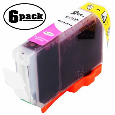 6-Pack Magenta Ink Cartridge for Canon PIXMA Pro9000 Mark II IP4300 ...