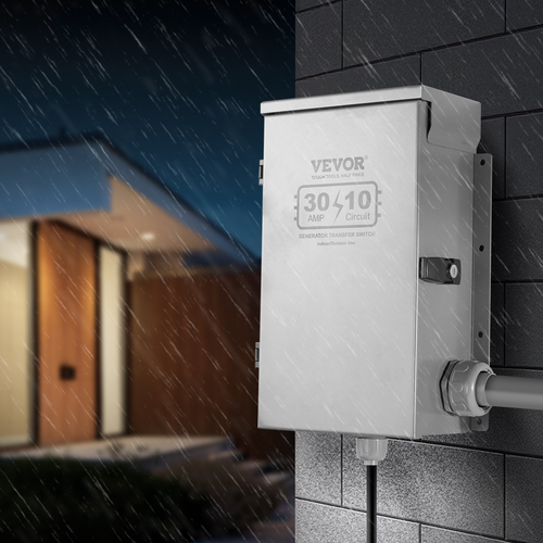Manual Transfer Switch 30A Generator Transfer Switch Kit NEMA 3R 7500W ...