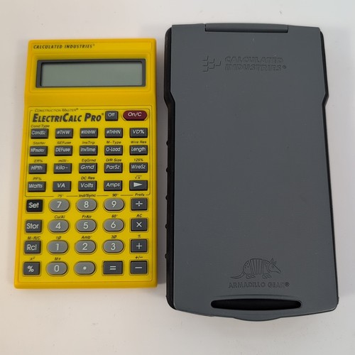 Calculated Industries ElectriCalc Pro Calculator 5060 Calc Construction ...