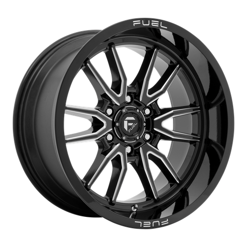 22x10 Fuel D761 CLASH Gloss Black Milled Wheel 6x5.5 (-18mm ...