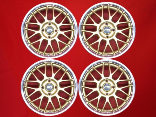 JDM Out of print rare KTS mesh used wheels 4Book 7J 17PCD114.3 4 holes ...