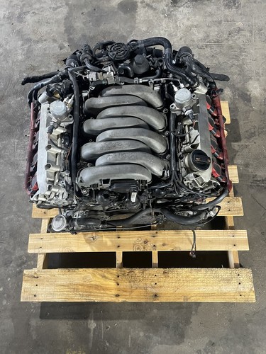 2011-2013 AUDI A8 4.2L Motor V8 Engine Block With Wiring Harness OEM ...