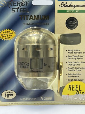 Shakespeare Synergy Steel Titanium Ti 2000 Spincast Fishing Reel NOS | eBay