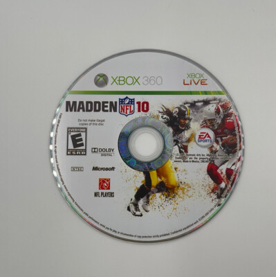 Madden NFL 10 (Microsoft Xbox 360, 2009) EA Sports American Football ...