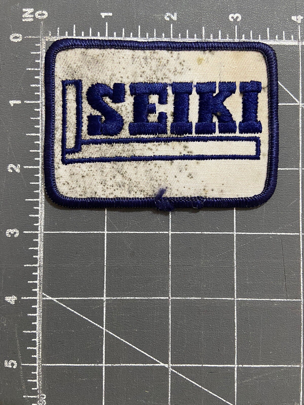 Vintage SEIKI Logo Patch Brand Home Entertainment Electronics Digital ...