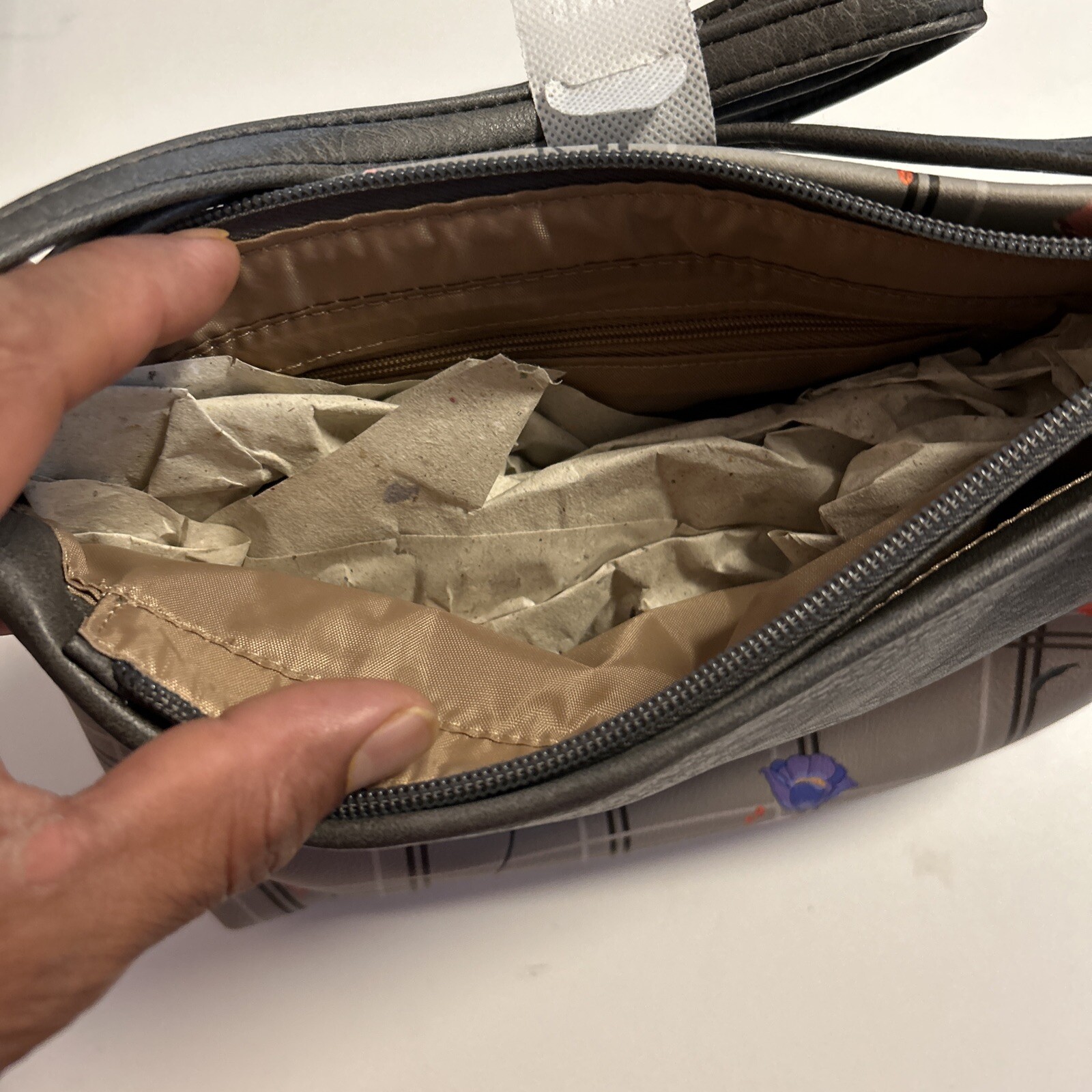 Koltov Handbag/Purse With Matching Key Chain Triple compartment ...