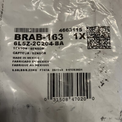 ABS Wheel Speed Sensor Front Left Motorcraft BRAB-163 | eBay