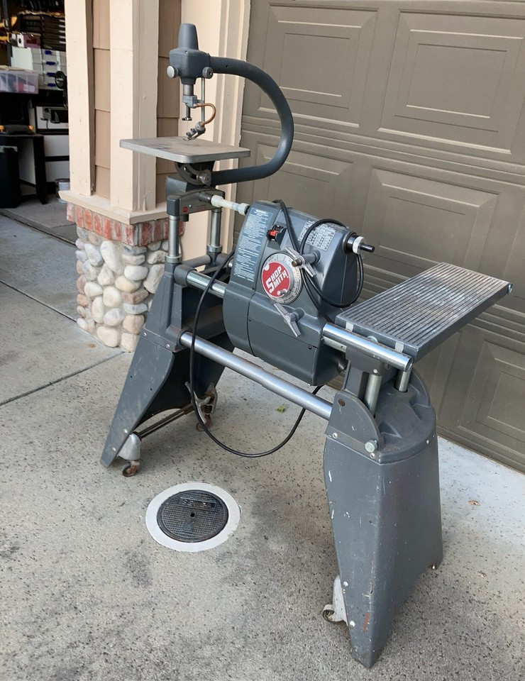 shopsmith scroll saw, motor and stand, gray, very good condition. | eBay