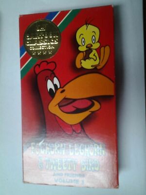 UAV Cartoon Classics Foghorn Leghorn & Tweety Bird VHS RARE! | eBay