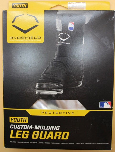 EvoShield Custom-molding Leg Guard Youth Black One Size for sale online ...