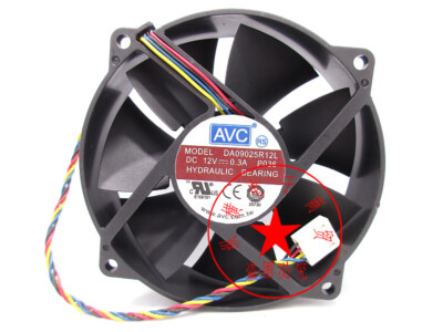 AVC 9CM 9025 12V 0.3A DA09025R12L CPU silent speed control cooling fan ...