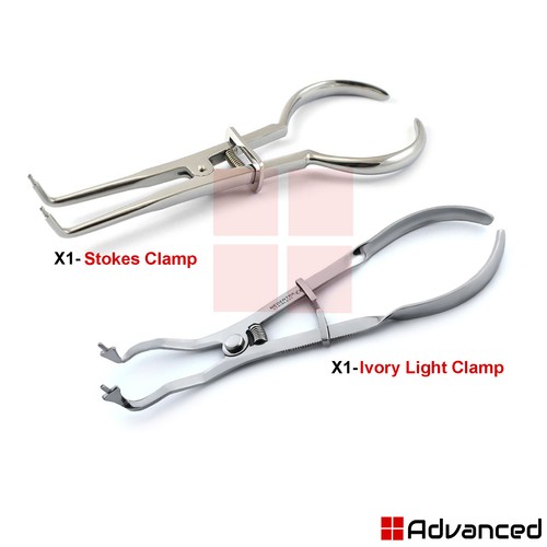 Endodontic Stokes Clamp Rubber Dam Ivory Light Weight Forceps ...