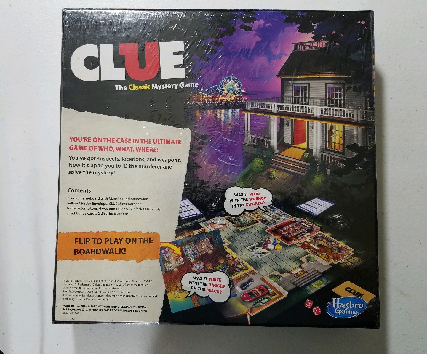 Hasbro Clue The Classic Mansion Murder Mystery Board Game New | eBay