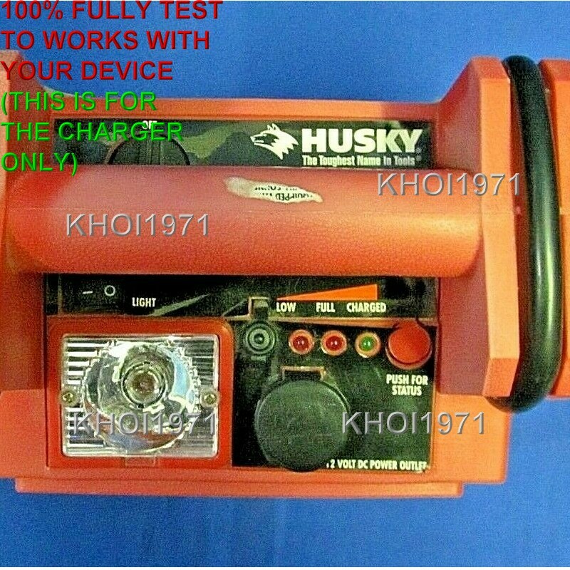 CAR charger power adapter for HSK020HD Husky Jump Start System 1000A ...