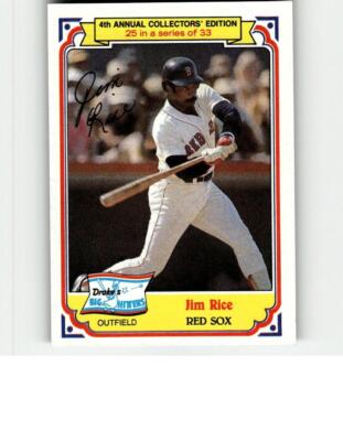 JIM RICE CARD #25 BFU13R2S5P8 FREE SHIPPING | eBay