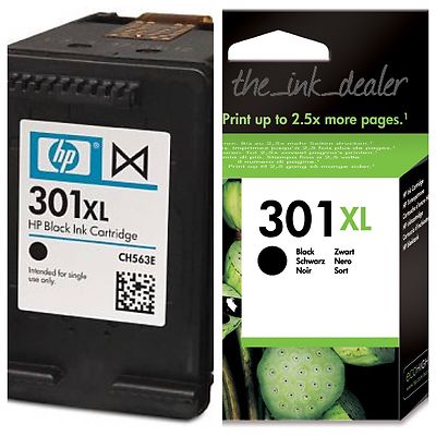 Genuine HP 301XL CH563E Black Ink Cartridge For 3050 2050 1000 1010 ...