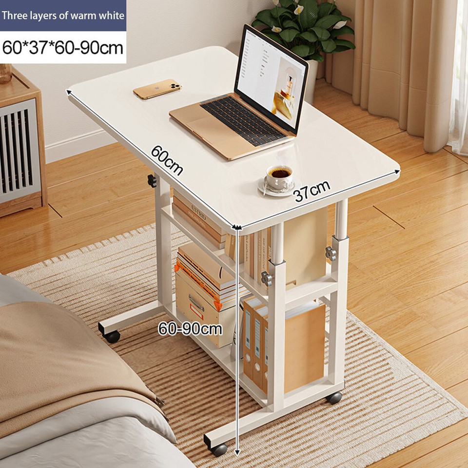 Adjustable Height Over Bed Table Tray Mobility Aid Chair Computer ...