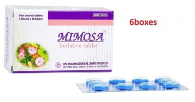 6 Boxes Mimosa Tablets Natural Sedative Very Effective Herbal Sleeping ...