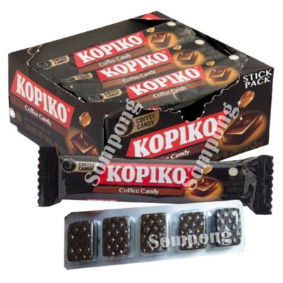 Kopiko Coffee Candy Blister Pack Original Flavor Hard Candy 1 Boxes (60 ...