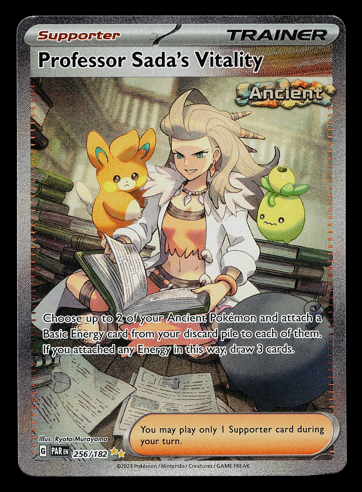 Pokemon Card - Professor Sada's Vitality Paradox Rift 256/182 ...