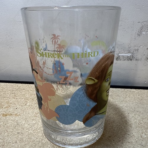 McDonald's Shrek the Third Movie Glass Cup Princess Fiona 2007 ...
