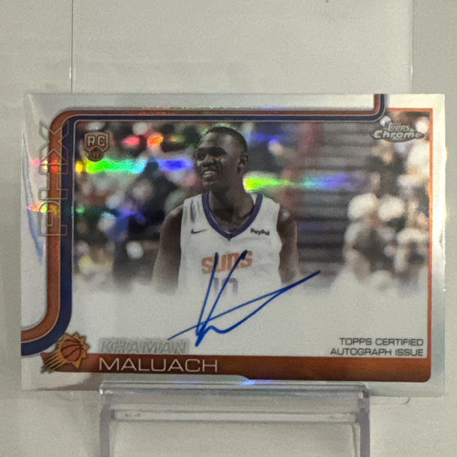 2025-26 Topps Chrome - Rookie Autographs Khaman Maluach #TCAR-KM ...