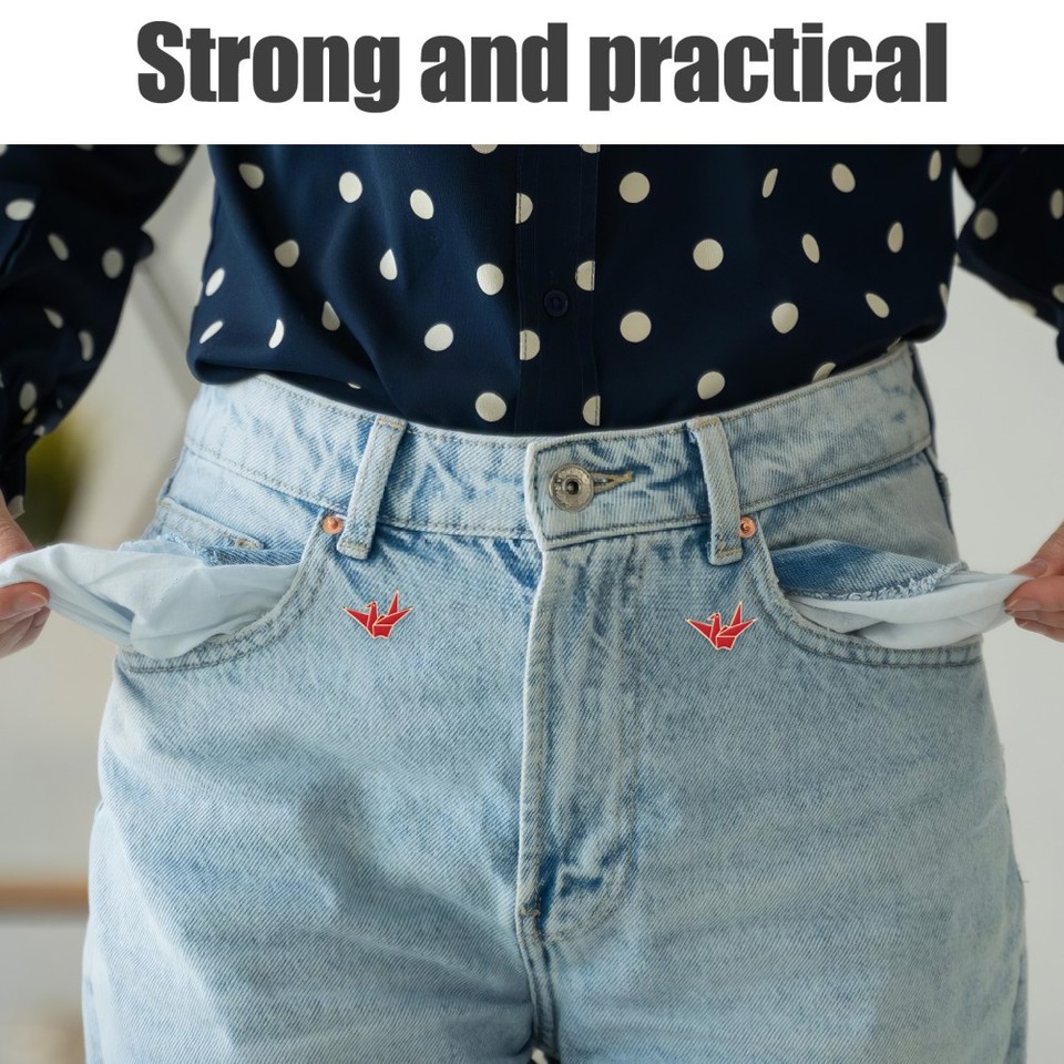 6 Pcs Origami Crane Breastpin Cute Clothing Accessories Cartoon Brooch ...