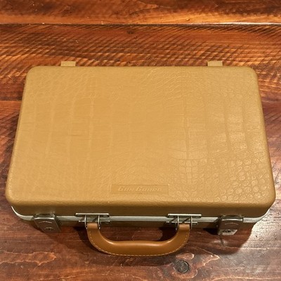 Used VTG Doskocil Gun Guard Pistol Hard Case Alligator Print Tan - No ...