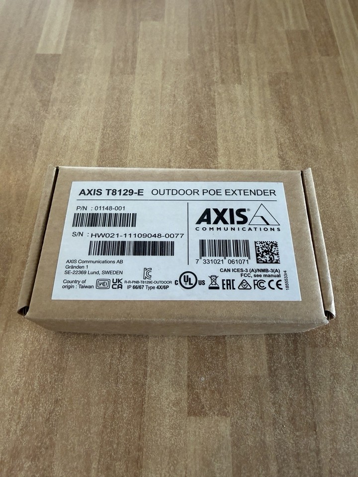 AXIS T8129-E POE EXTENDER OUTDOOR NEUF | eBay