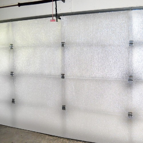 Supershield Reflective White Single Car Garage Door Insulation Foam ...